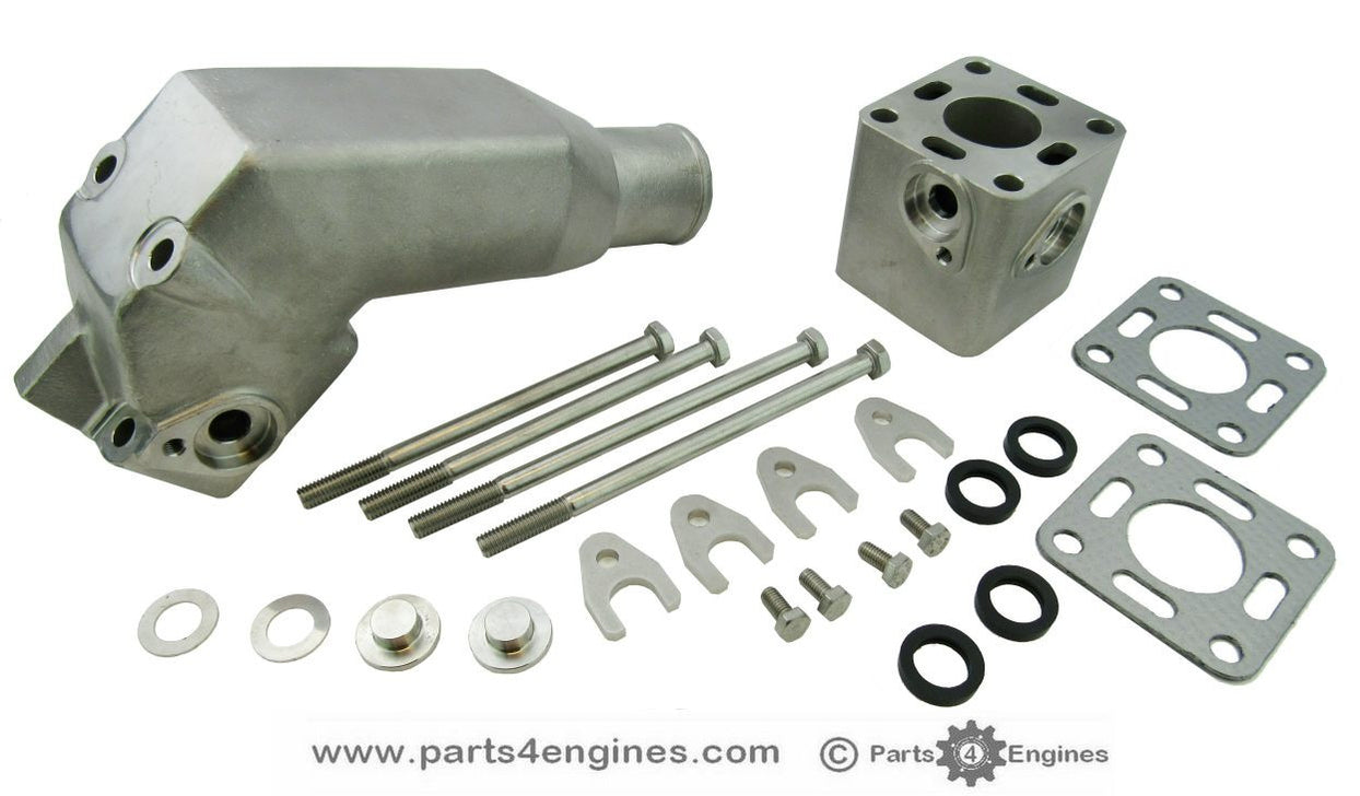 Volvo Penta 2001 Stainless Steel Exhaust Pipe Outlet Elbow With Riser ...