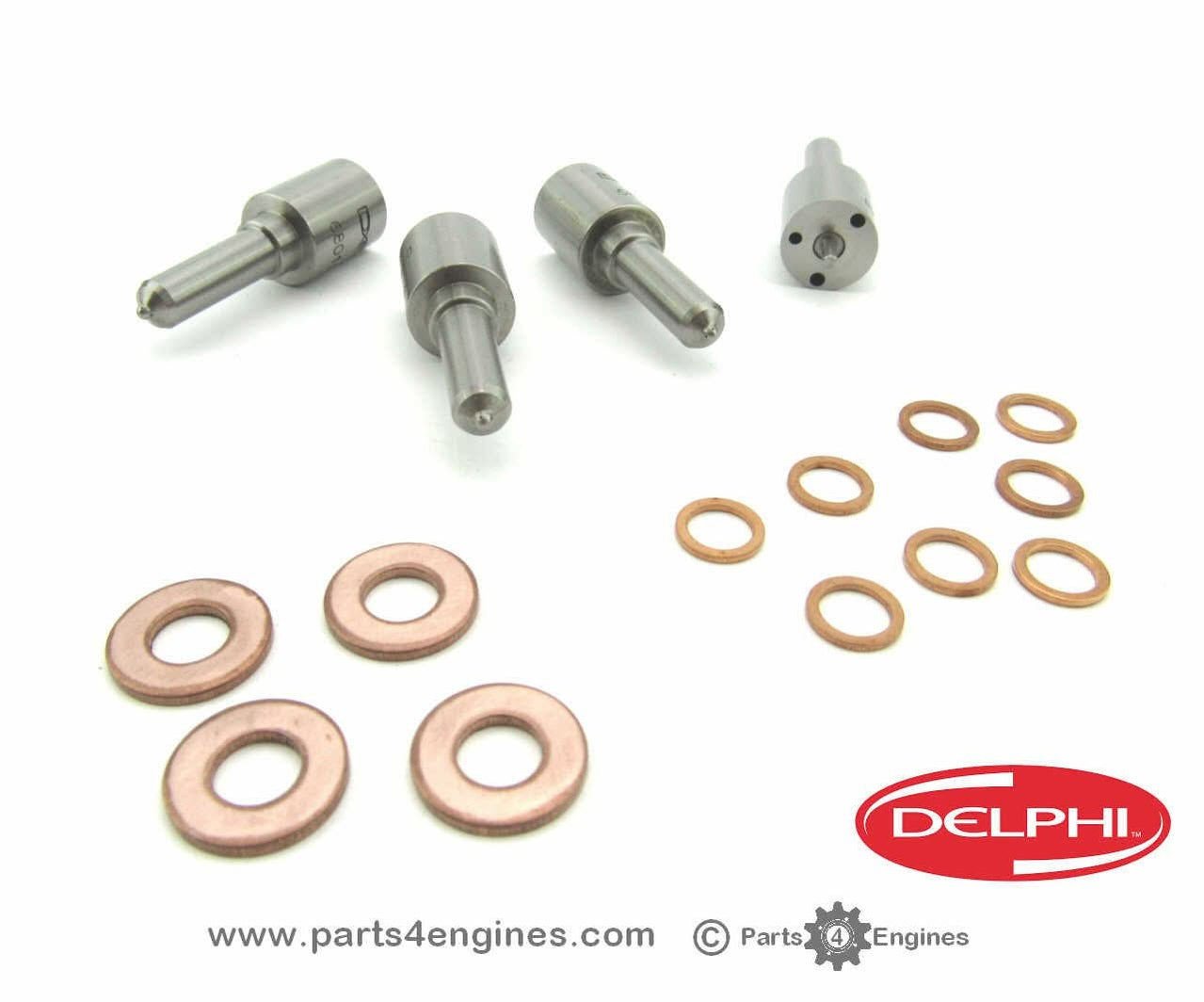 Perkins Prima M50 Set Of 4 Injector Nozzles - In Stock