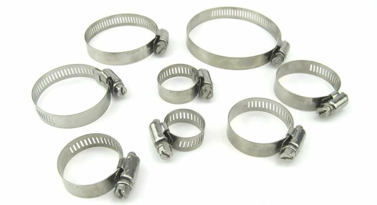 Stainless Steel Hose Clips | Parts4Engines