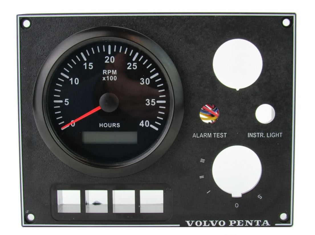 Volvo Penta Digital Tachometer & Hour Meter Gauge - In Stock