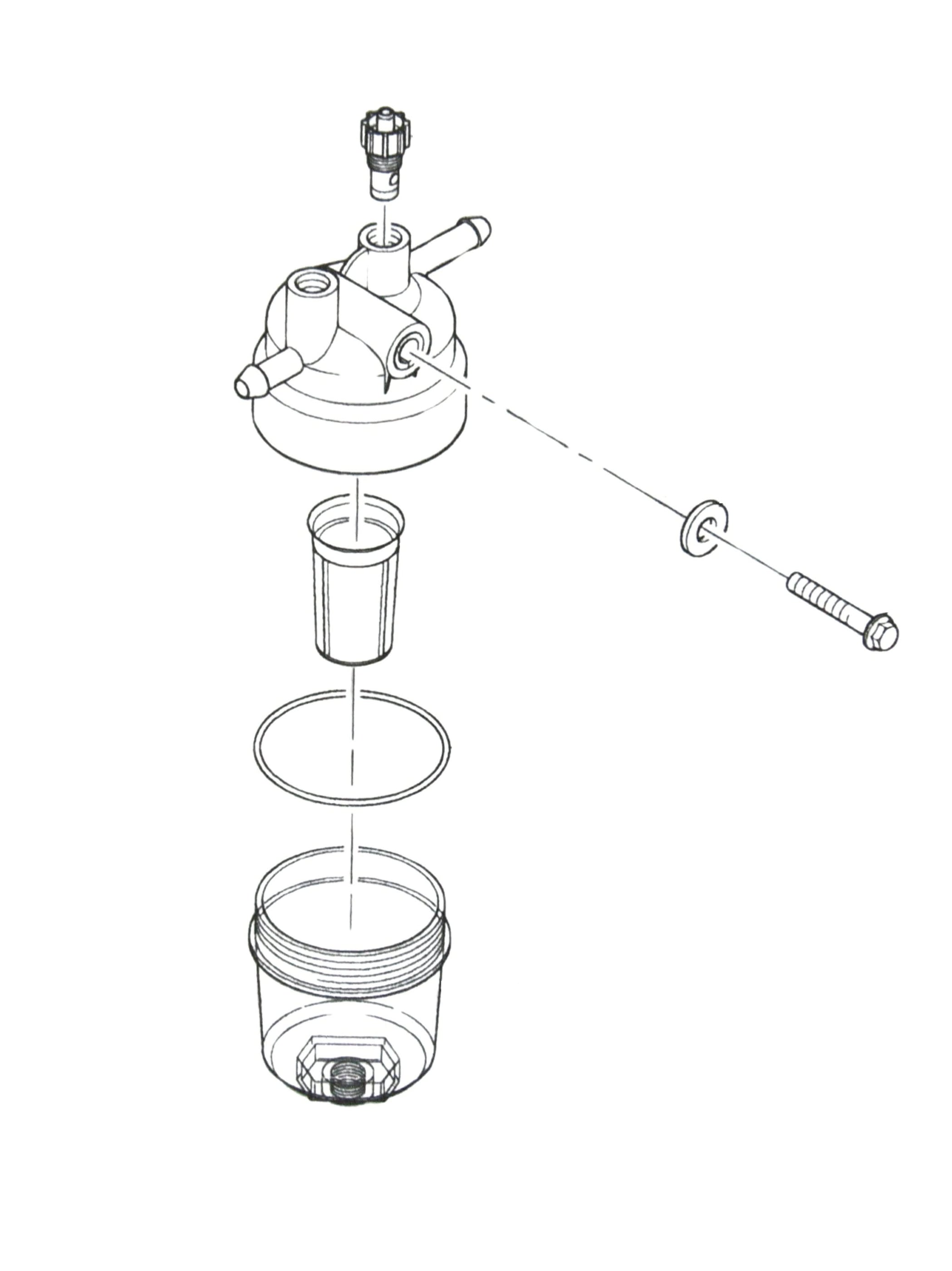Perkins Pre-fuel filter assembly filter - Ready to Dispatch