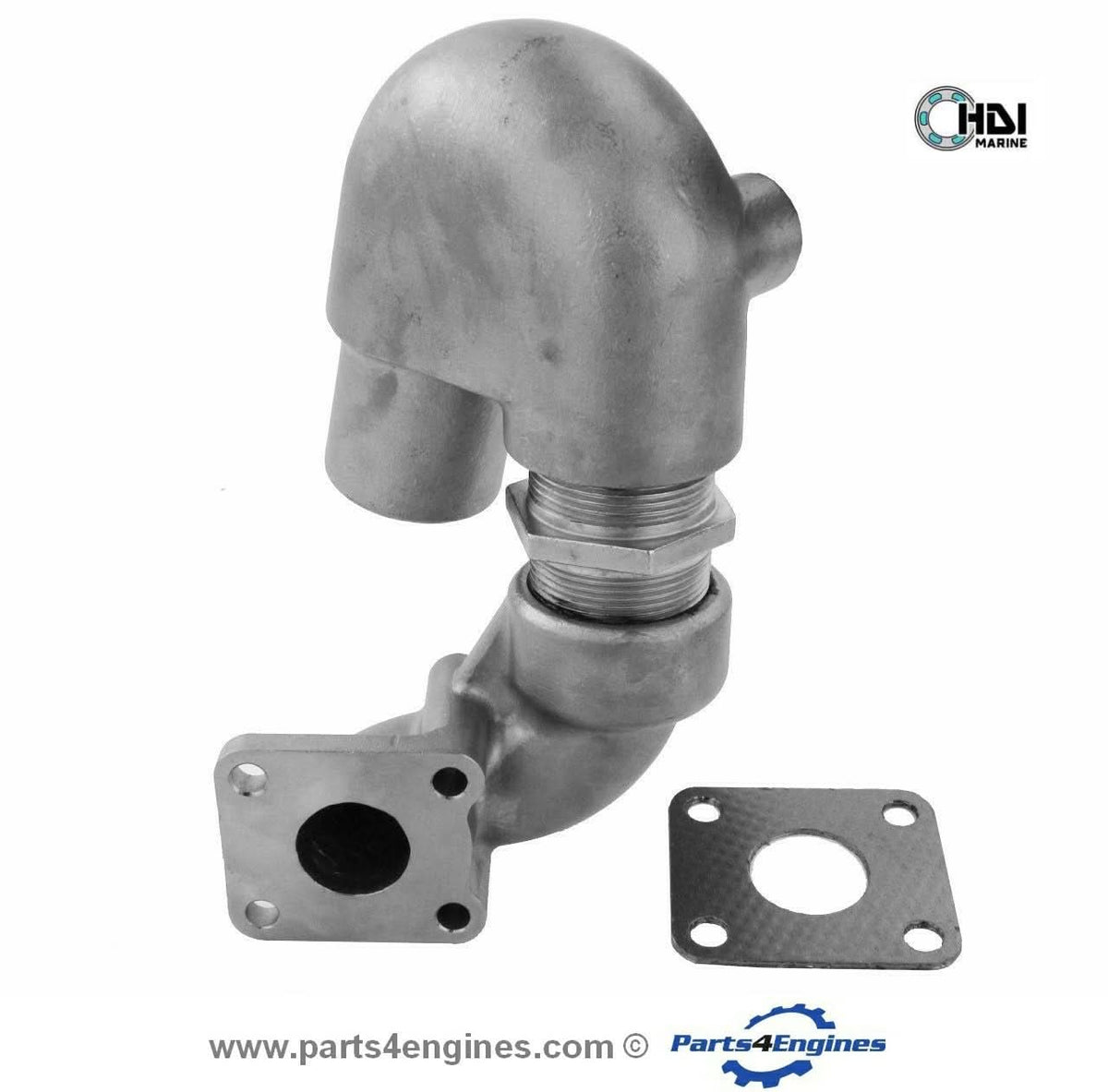 Yanmar 2GM20 Stainless Steel Exhaust Outlet 90° - Order Now